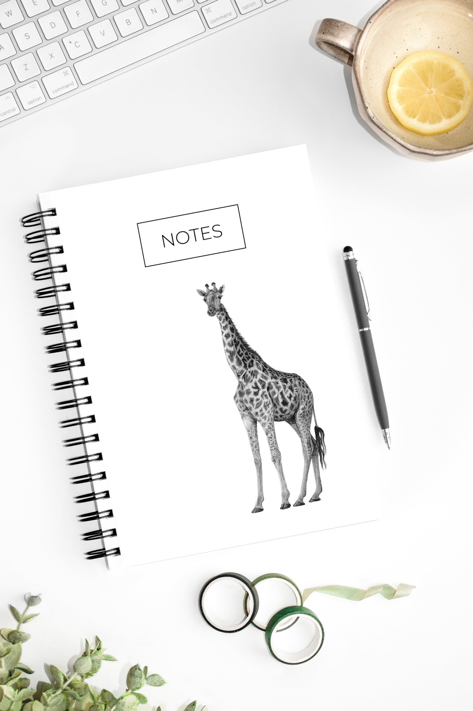 Giraffe Notebook | Canadian Artist | Kelowna, BC Hello Sweetheart