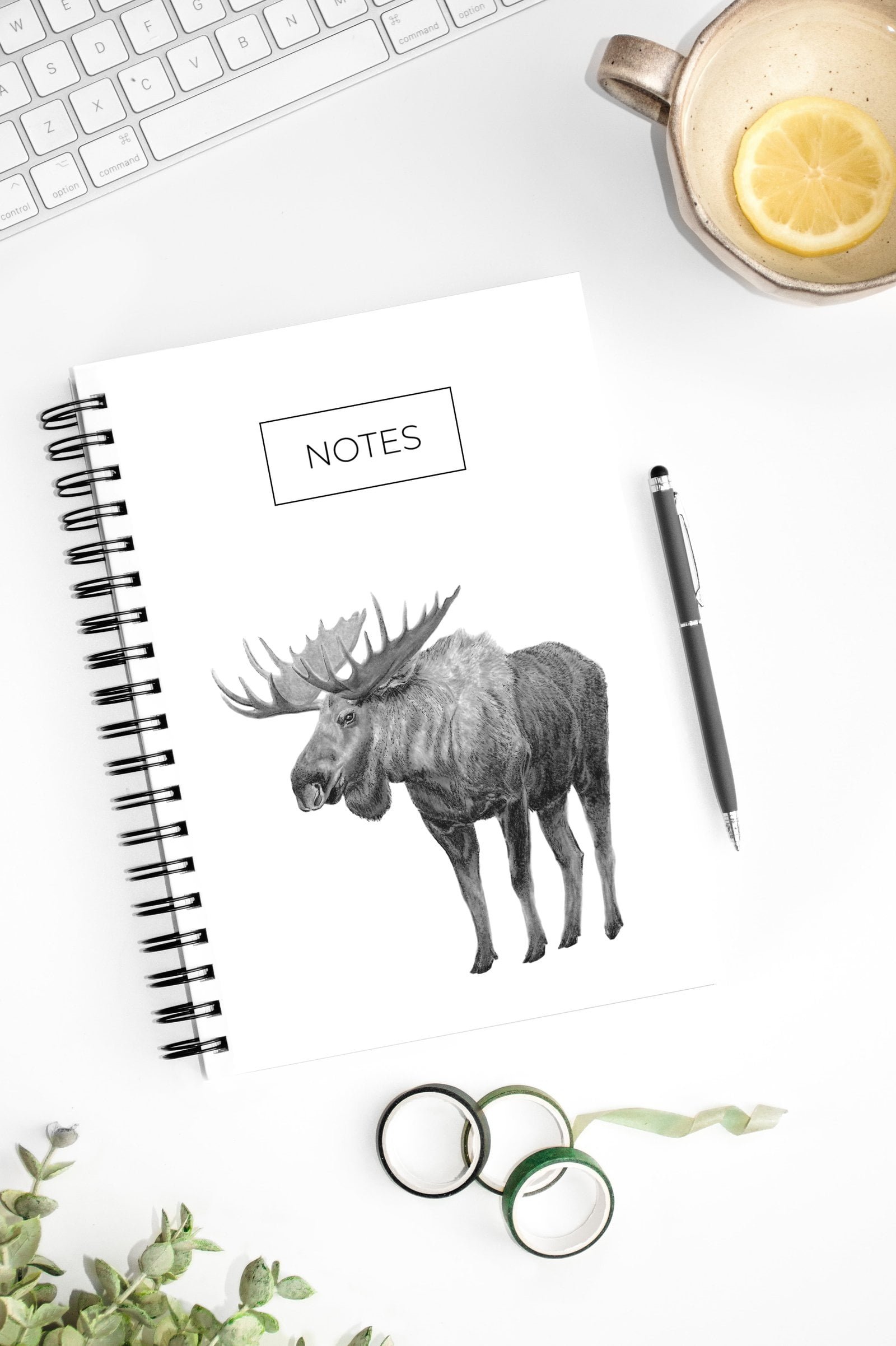 Moose Notebook | Canadian Artist | Kelowna, BC Hello Sweetheart